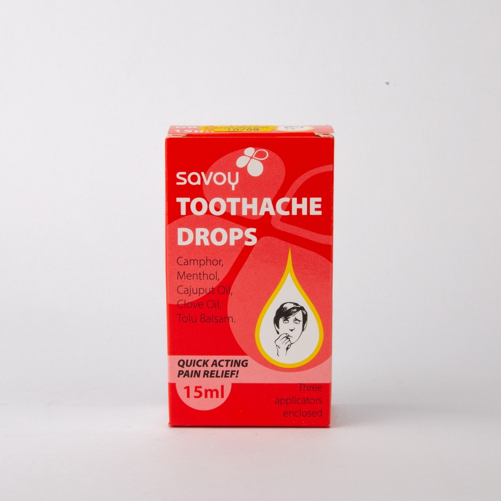 SAVOY TOOTHACHE DROP 15ML | Pharmacy and More